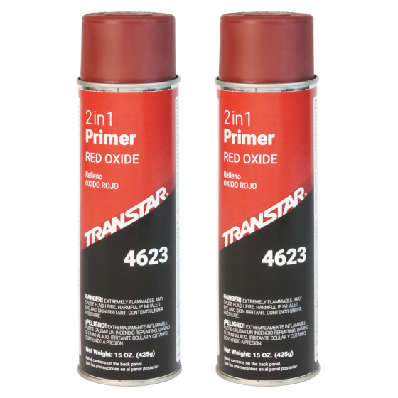 Transtar 4623 2 in 1 Primer Aerosol Red 15 oz (2 Pack)